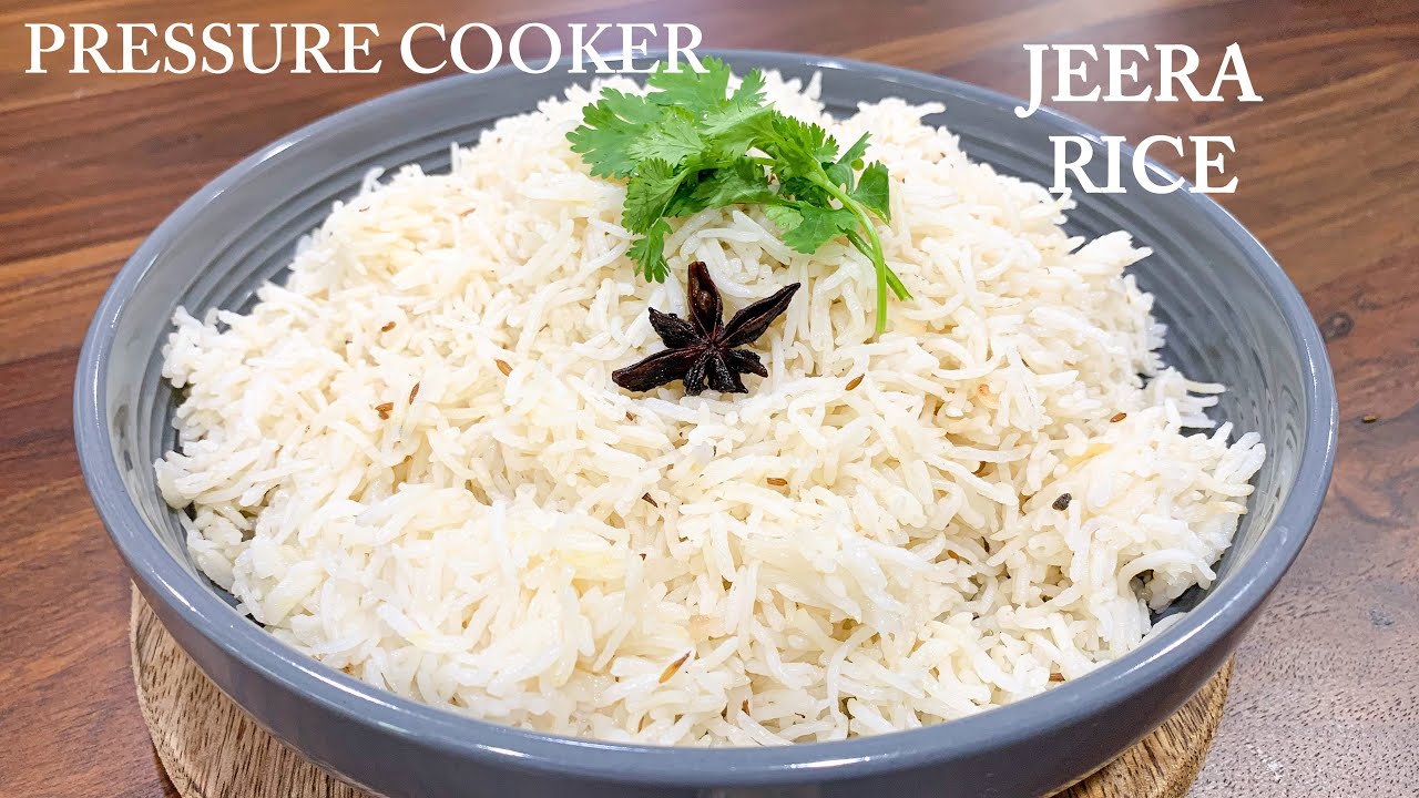 Jeera Rice in Pressure Cooker - How to Make Perfect Jeera Rice ...