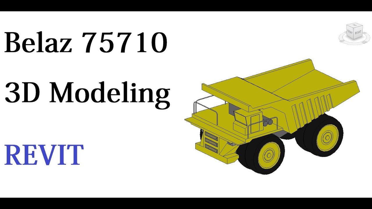 Revit Family creating Belaz dump truck - YouTube