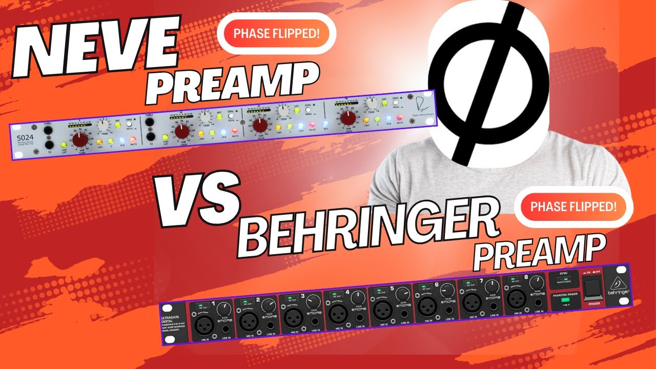 Neve vs Behringer Preamp Shootout Phase Flip - YouTube