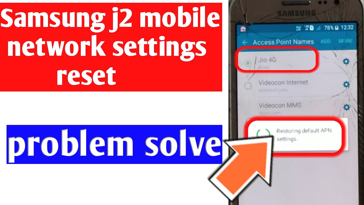 how to reset network settings samsung j2 | samsung j2 network reset ...
