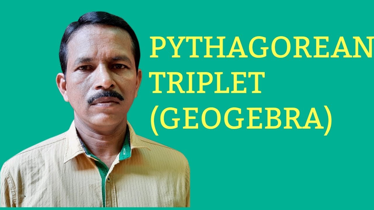 PYTHAGOREAN TRIPLET (GEOGEBRA) - YouTube