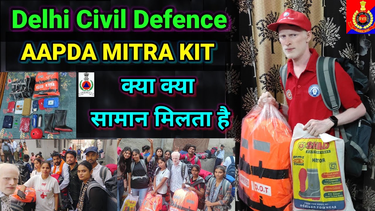 Delhi Civil Defence Aapda Mitra Kit | Aapda Mitra Kit | Civil Defence ...