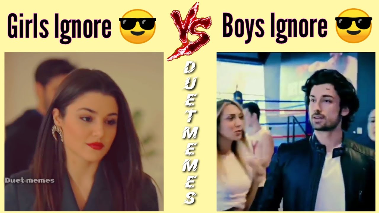 Girls ignore 😎 Vs Boys ignore 😎 || girls vs boys 🔥 - YouTube