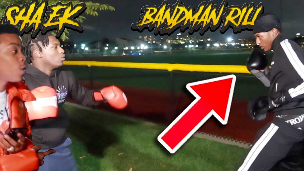 BOXING DRILL RAPPERS IN THE HOOD! *LAST TO GET KNOCKED OUT * BUBA100X ...