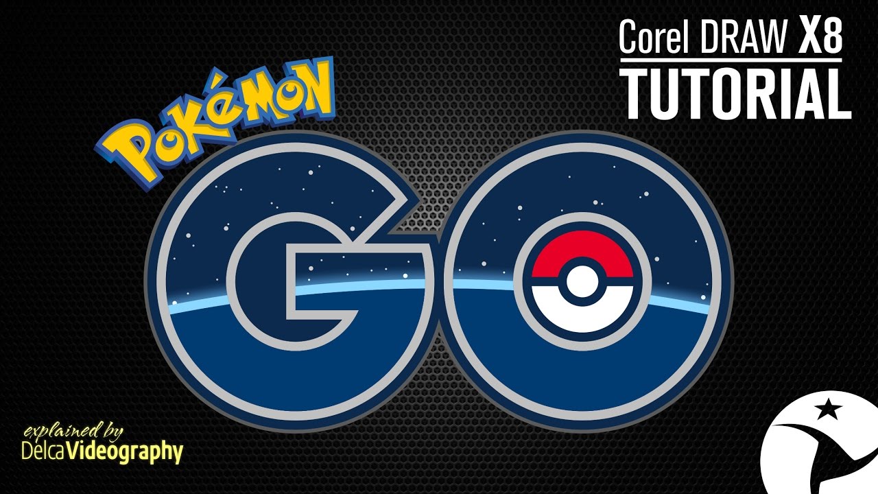 (INTERMEDIO) 🕹 POKÉMON GO LOGO TUTORIAL: COREL DRAW - YouTube