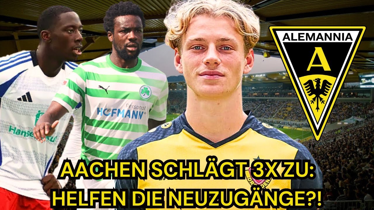 Alemannia Aachen: Mit den Neuzugängen zum KLASSENERHALT?! - YouTube