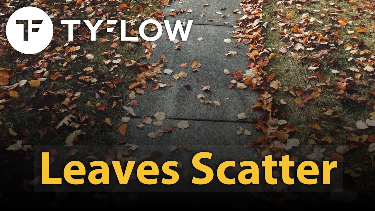 Leaves Scatter | tyFlow Tips & Tricks - YouTube