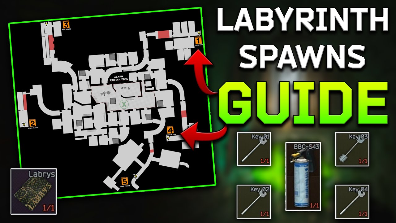 **GUIDE** || All Labyrinth Spawn Puzzle Solved || Escape from Tarkov ...