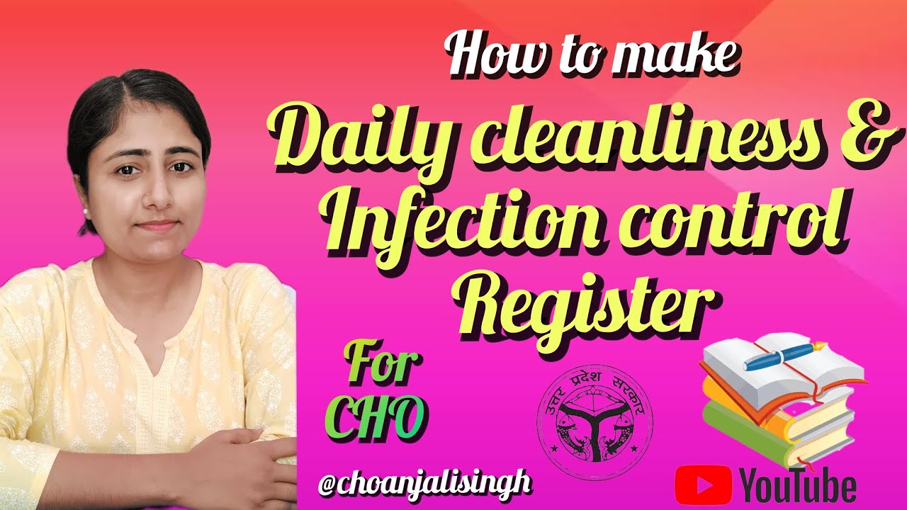 how to make Daily cleaning register & infection control register। # ...