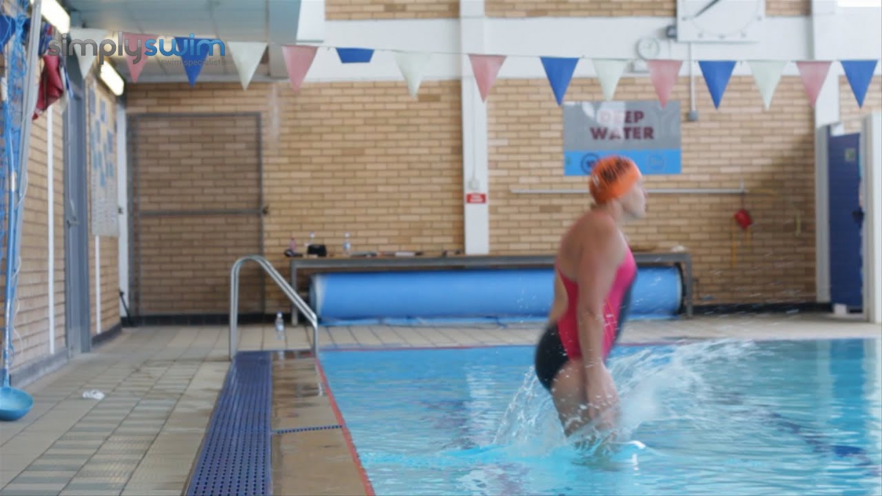 How to Enter the Water when Learning to Swim - YouTube