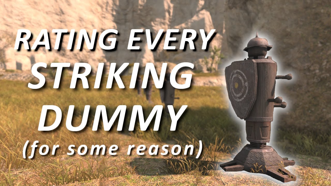 rating every striking dummy in FFXIV out of 10 - YouTube