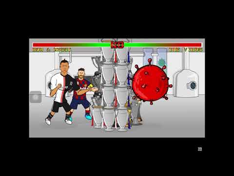 Cristiano Ronaldo and Messi vs The Virus (442oons)
