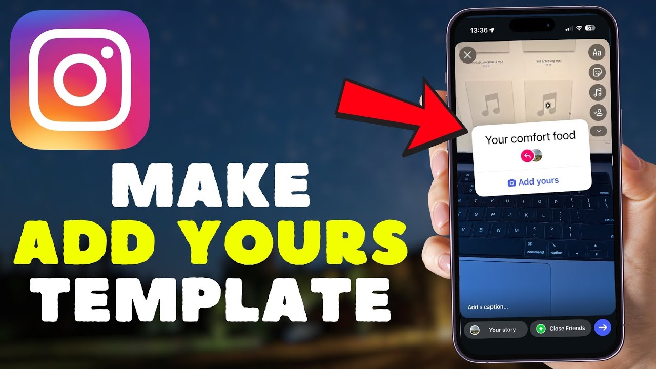 How To Make Add Yours Template On Instagram Story (2026) - YouTube