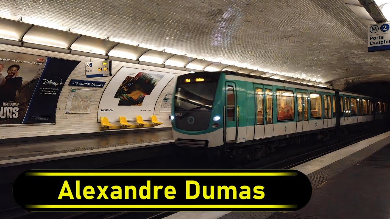 Metro Station Alexandre Dumas - Paris 🇫🇷 - Walkthrough 🚶 - YouTube