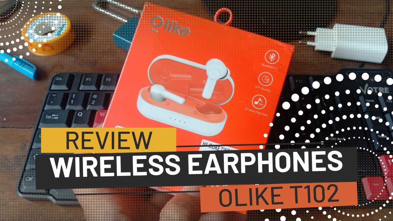 review wireless earphones olike t102 - YouTube