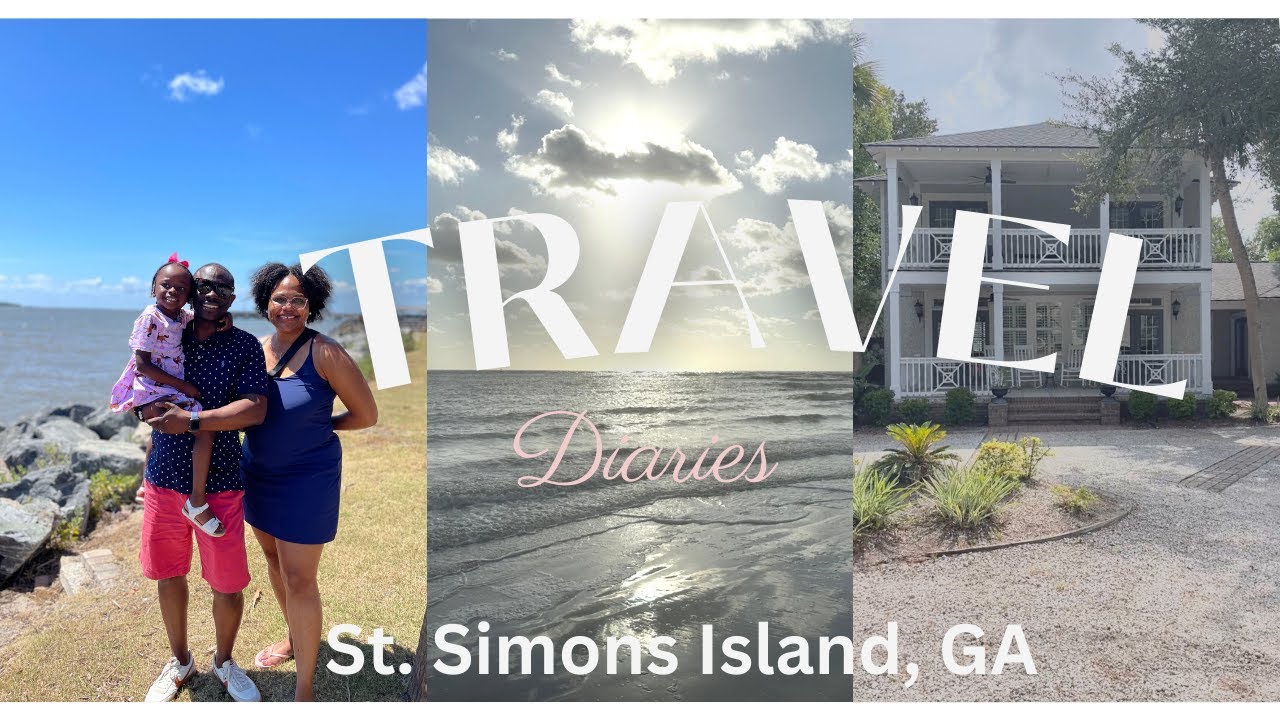 St. Simons Summer Beach Trip I TRAVEL Vlog I Bess Living - YouTube