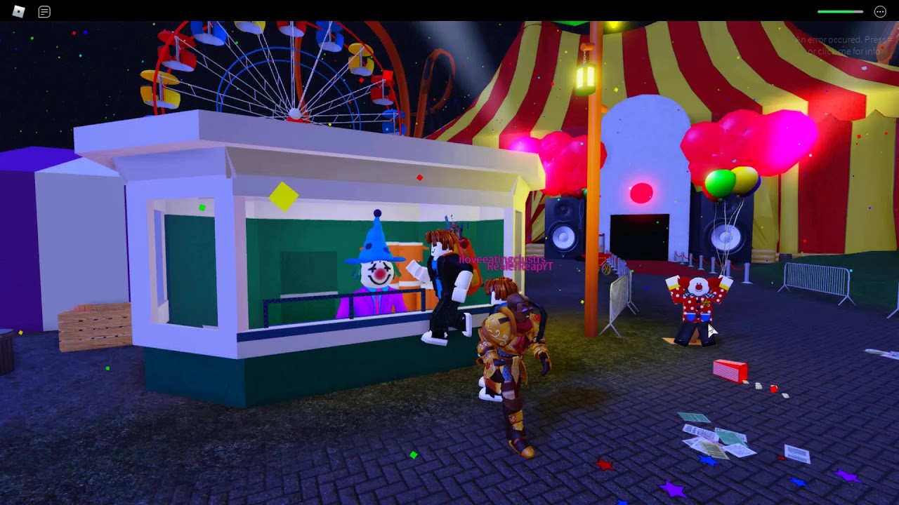 Roblox circus trip:The clown is here - YouTube