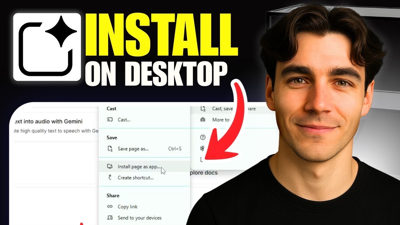 How to Install Google Ai Studio as a Desktop App (Tutorial 2026) - YouTube