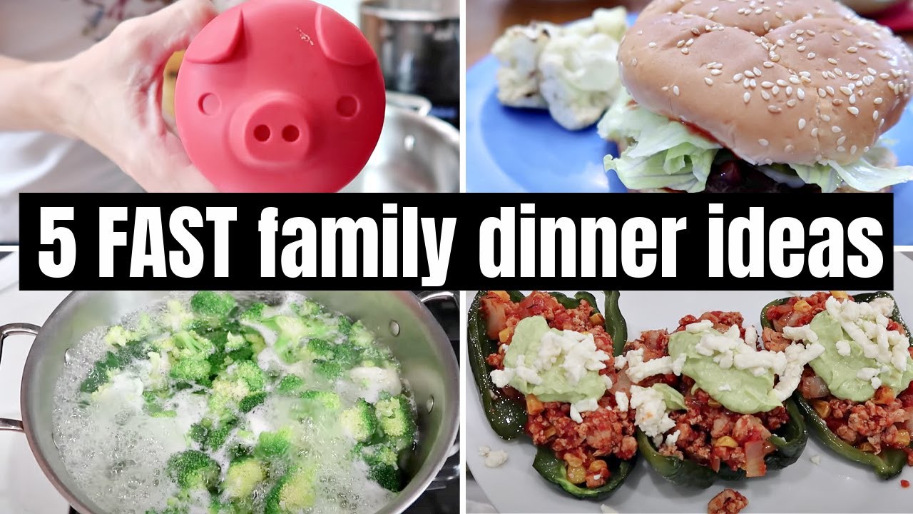 5 FAST & EASY FAMILY FAVORITES | WHAT'S FOR DINNER | FRUGAL FIT MOM ...