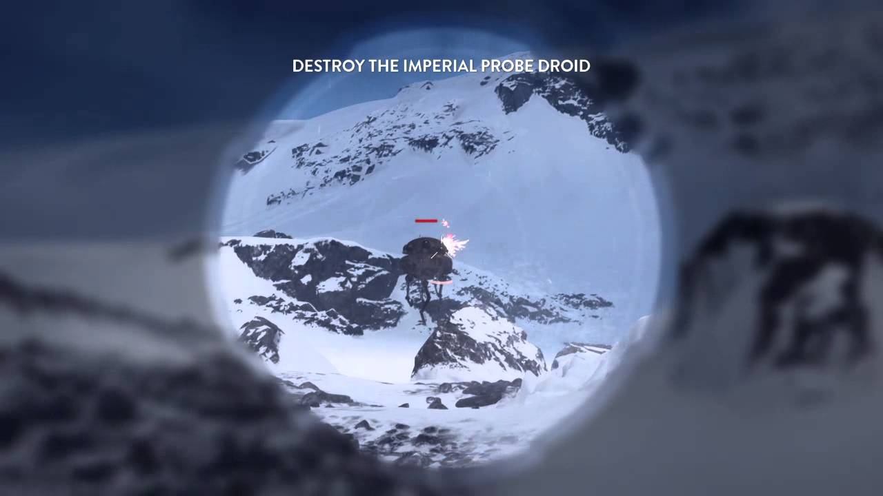 Star Wars Battlefront Tutorial Gameplay: PROBE DROIDS!!! - YouTube