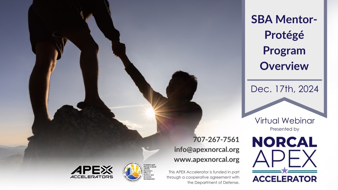 SBA Mentor-Protégé Program Overview - YouTube