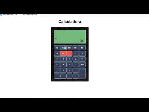 Calculadora con html, css y js (código fuente gratis) - YouTube