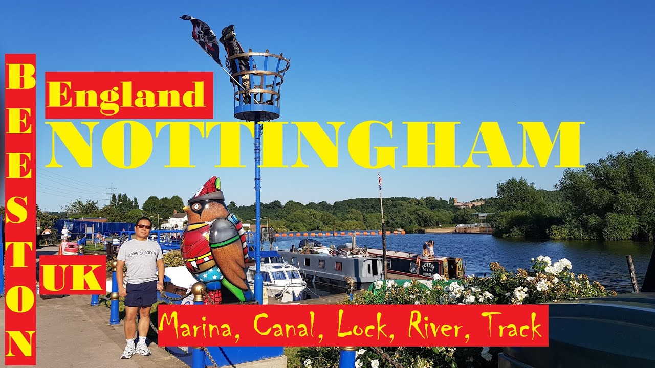 Walk in and around Beeston Marina Nottingham England United Kingdom ...