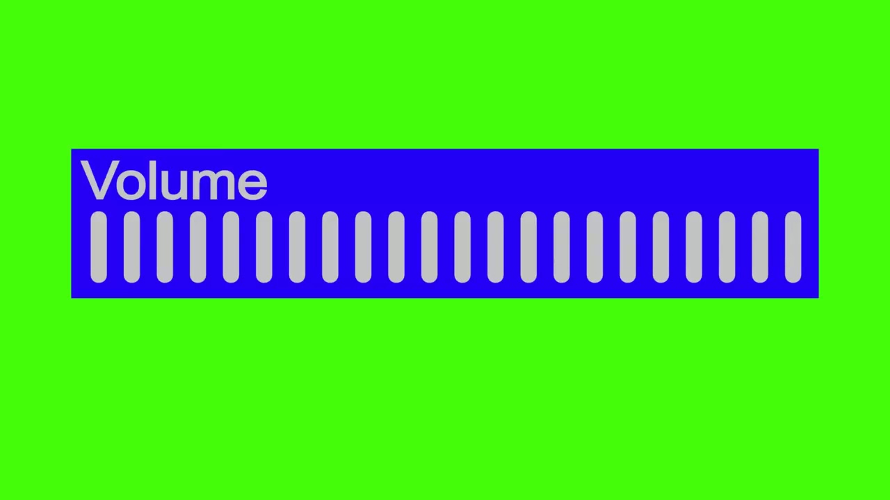 Volume da TV - TV Sound Volume [Fundo Verde - Chroma Key] - YouTube