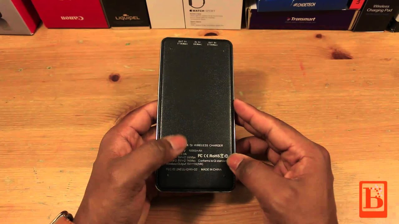 MobilePal Gen-2 10000 mAh Wireless Power Bank - YouTube