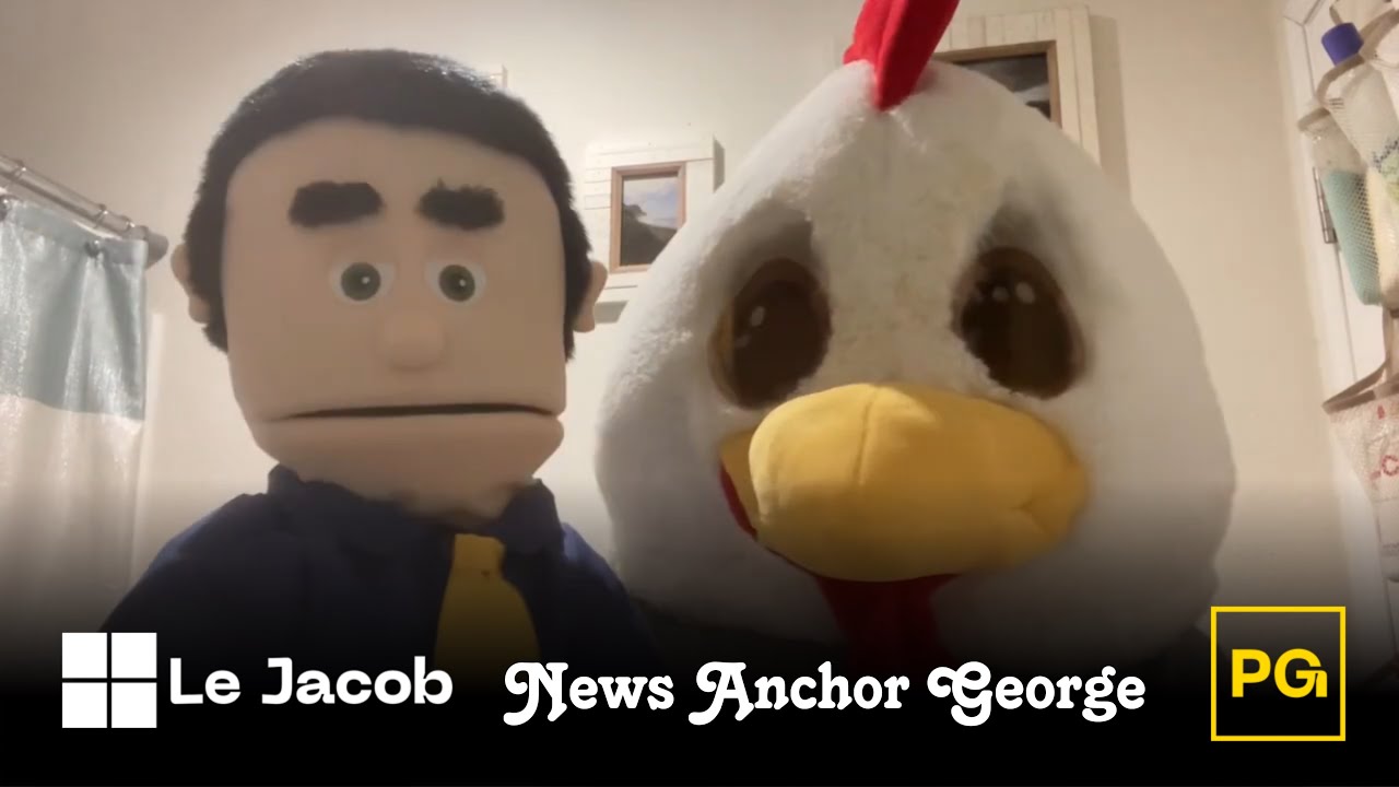 Puppet of the Day! : News Anchor George - YouTube