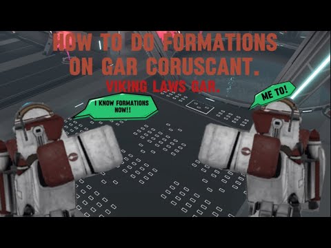 Tutorial on how to do formations on Star Wars Coruscant | GAR Roblox ...