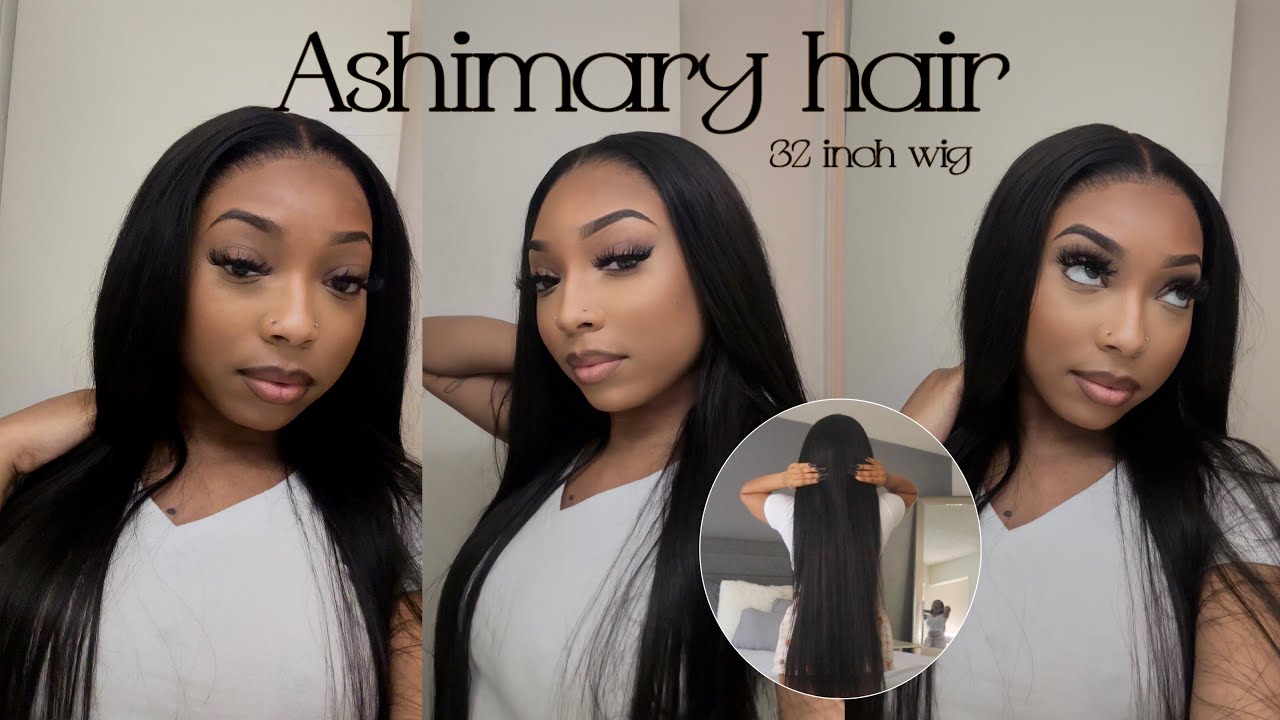 32 INCH 13x6 FULL LACE FRONT INSTALL*MORE LIKE A 36 INCH* FT ASHIMARY ...