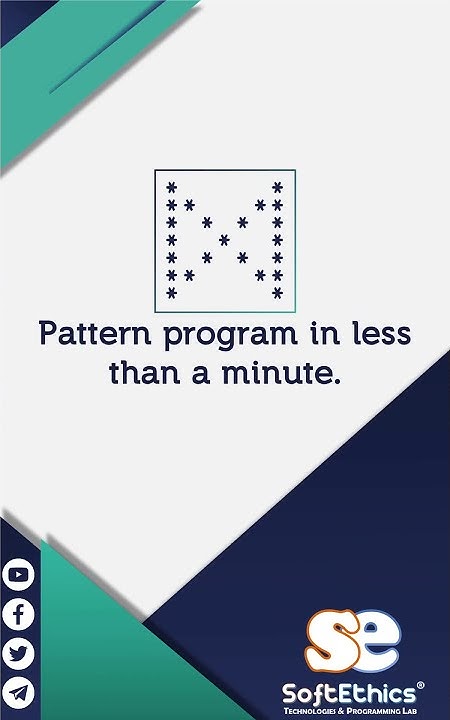 Pattern Program Learn And Code Square Pattern In Less Than A Minute Shorts Patternshorts