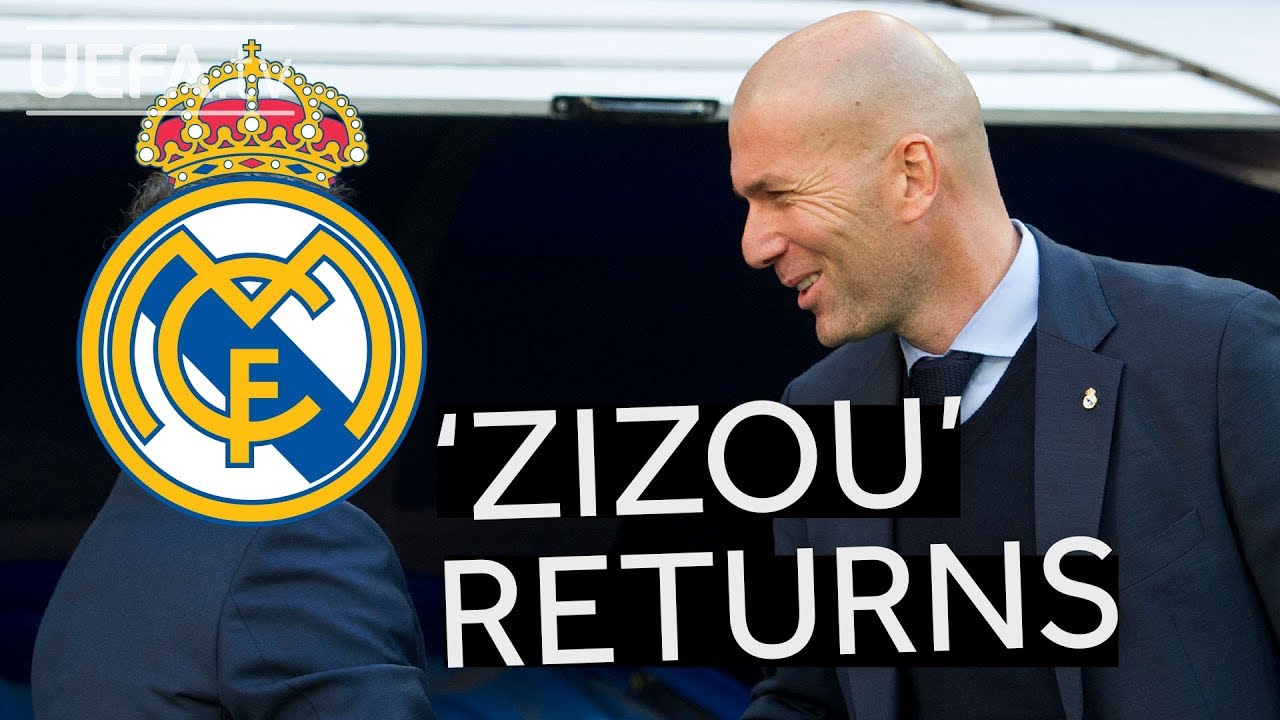 ZIDANE RETURNS TO REAL MADRID: Relive his full half-time teamtalk in ...
