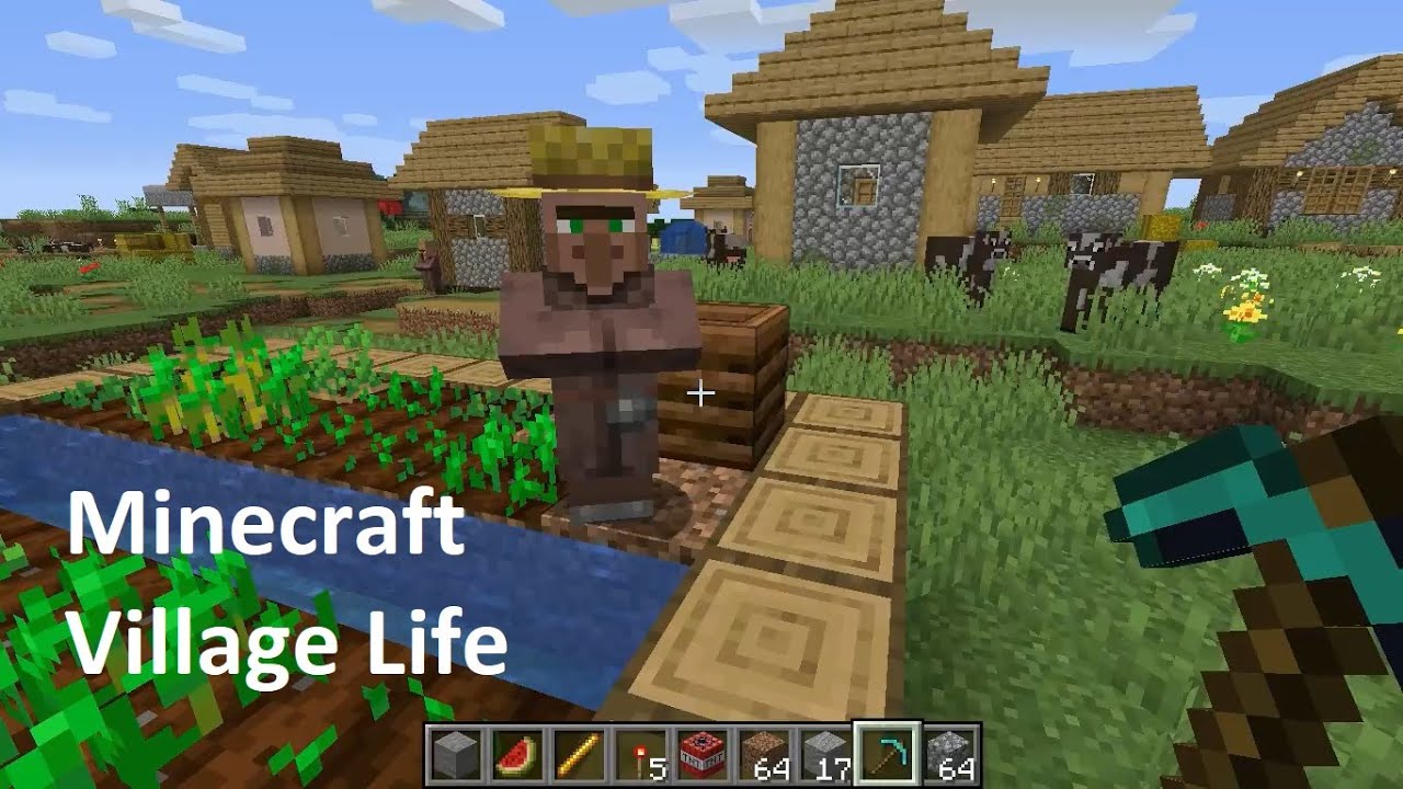 Minecraft Village Life : Welcome to the Village in Minecraft - YouTube