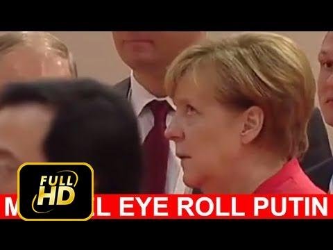 WATCH FULL: Angela Merkel Roll Her Eyes at President Vladimir Putin ...
