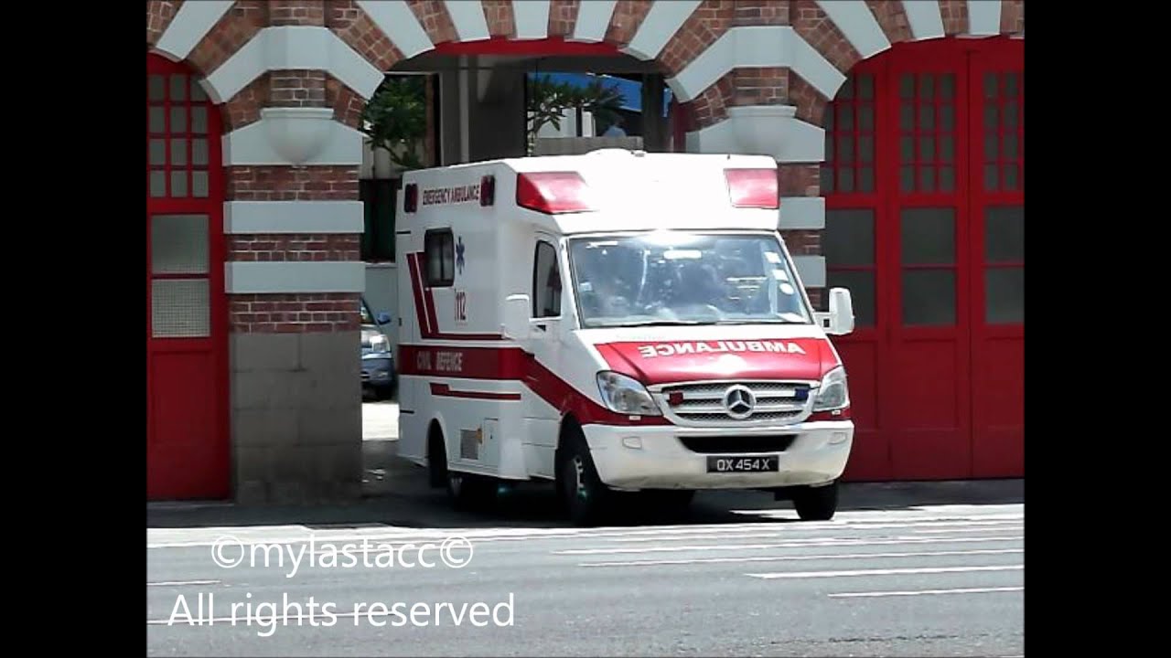 SCDF - Ambulance Call - A112 - YouTube