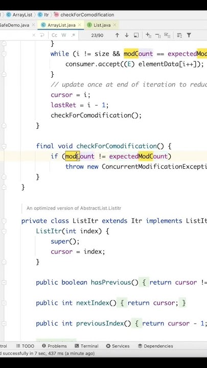 Why ConcurrentModificationException is thrown by fail fast iterator? #javainterviewquestions ...