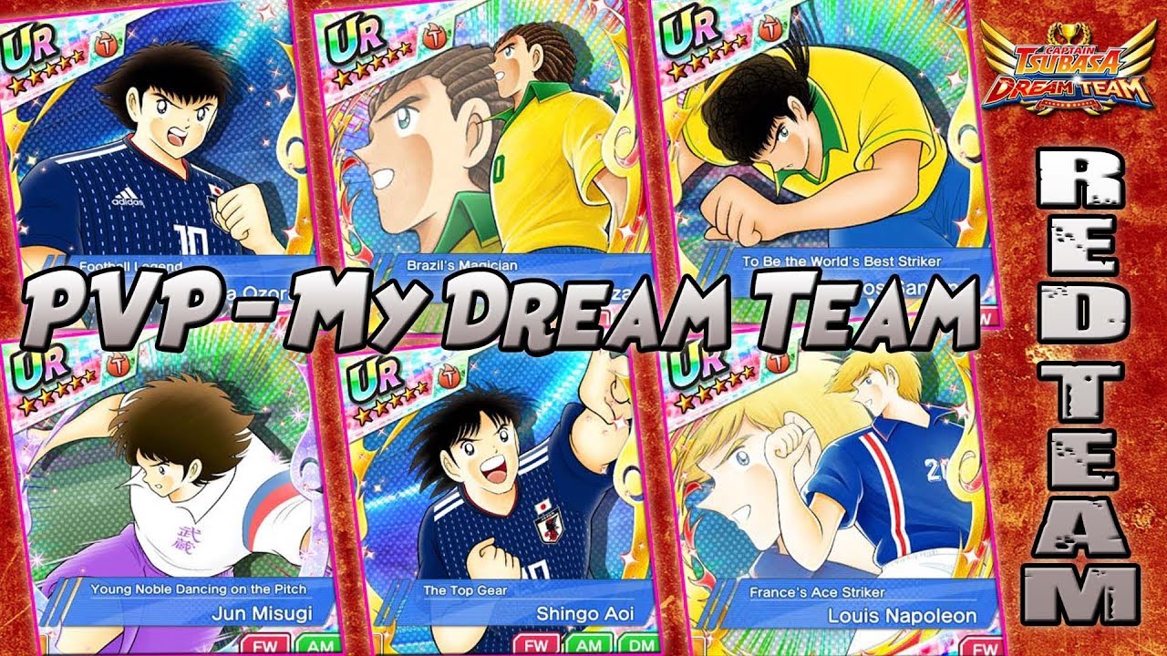 PVP Online w/ MY RED DREAM TEAM + OPEN SSR TIKET - Captain Tsubasa ...