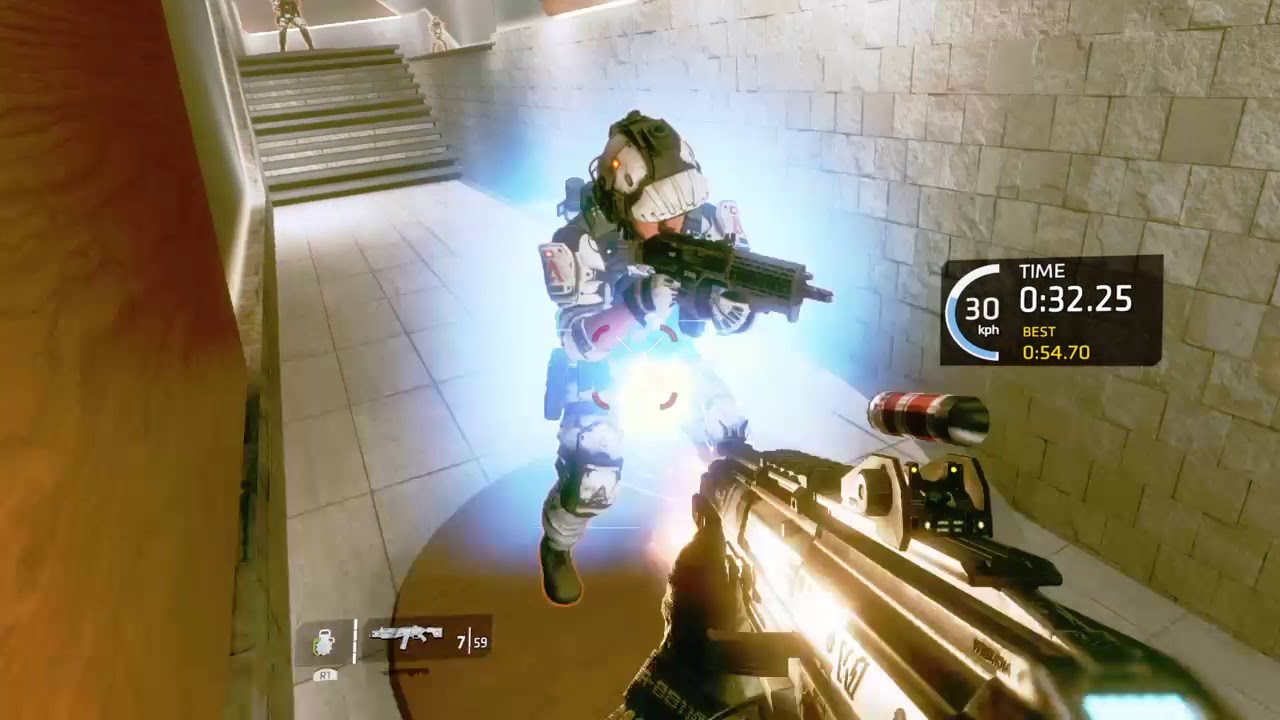 Running the gauntlet in TitanFall two - YouTube