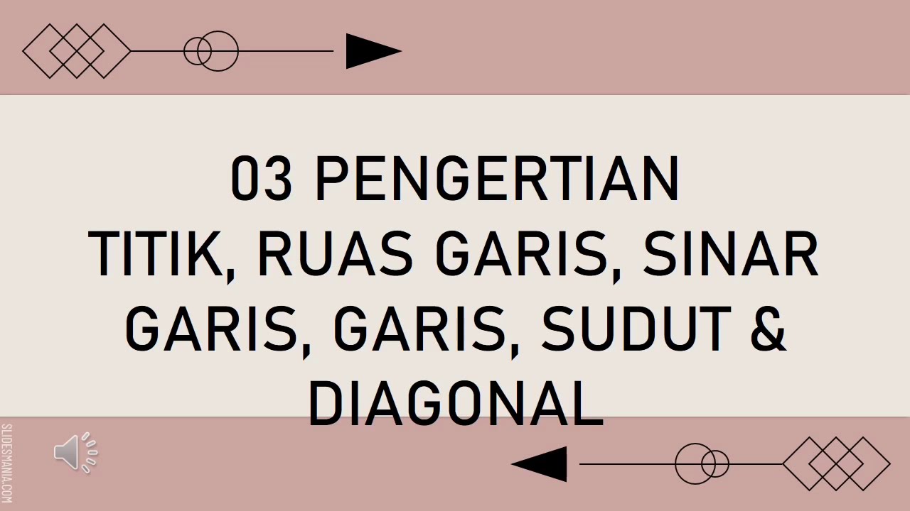 Presentasi tentang Konsep Dasar Geometri: Kurva, garis, diagonal, sudut ...