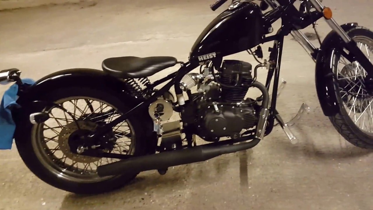 CCW Heist 125 Stock Exhaust - YouTube