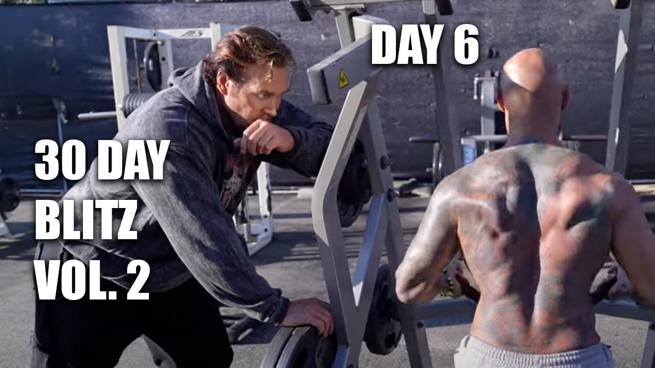 30 DAY BLITZ DAY 6 HUGE BACK DAY - YouTube
