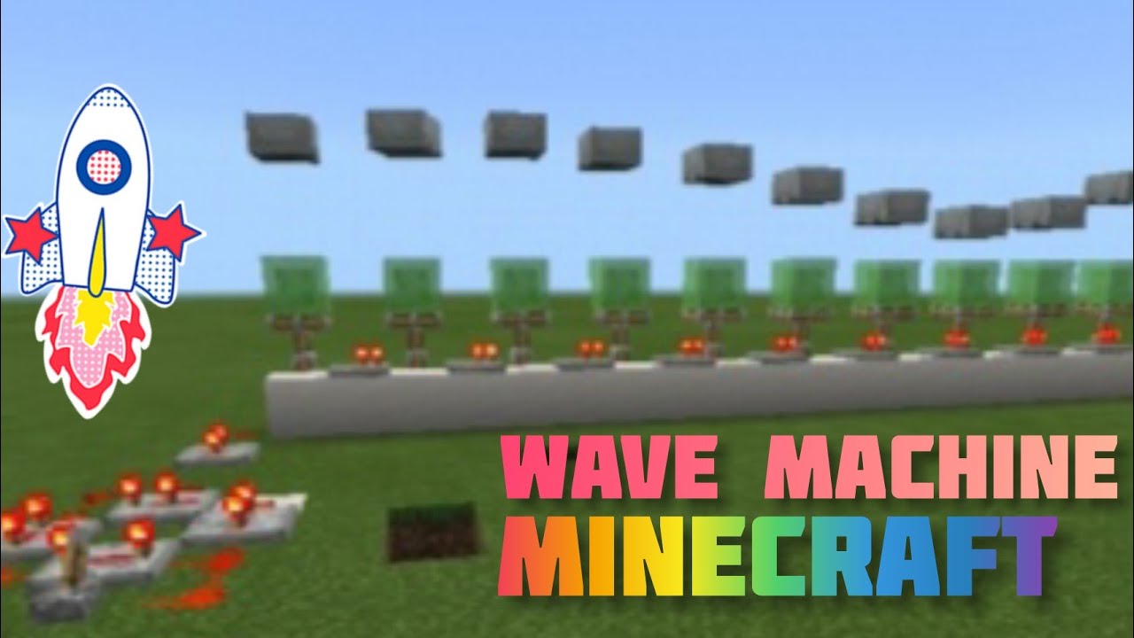 Wave machine in Minecraft - YouTube