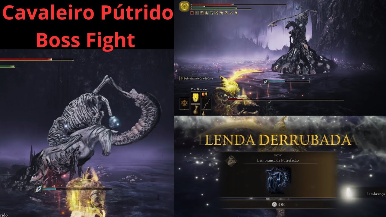 cavaleiro pútrido elden ring dlc - YouTube