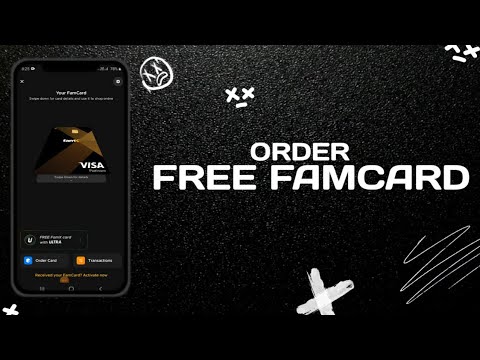FAMPAY CARD | FREE FAMCARD | FAMX | HOW TO GET FREE FAMCARD | FREE FAMX ...