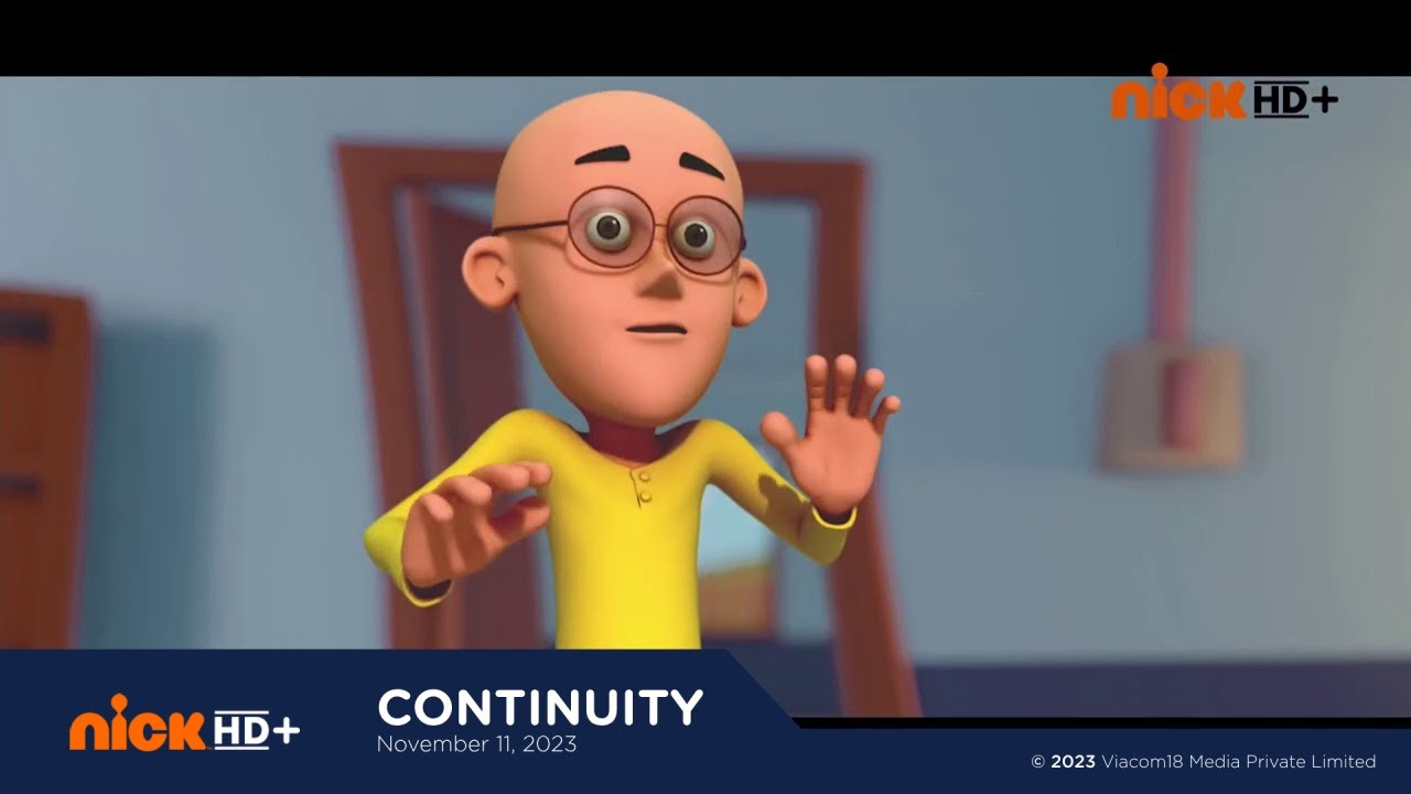 Nick HD+ (India) continuity | November 11, 2023 - YouTube