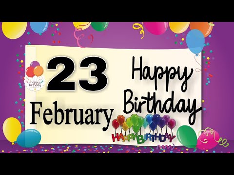 23 February Happy Birthday status