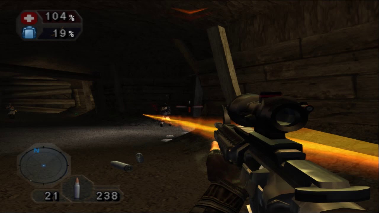 Fugitive Hunter (PS2) walkthrough - Upper Militia Compound - YouTube