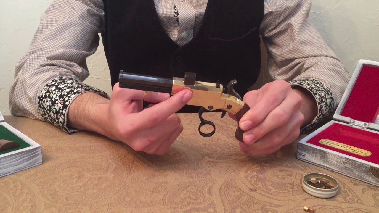 1854 Volcanic Pistol in action! - YouTube